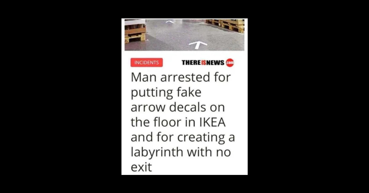 IKEA Labyrinth Prank - Funny Meme Design - Meme - Posters and Art ...