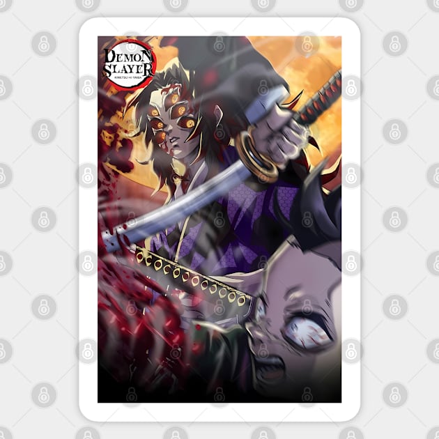 Kokushibo Upper Moon One - Kokushibo - Sticker | TeePublic