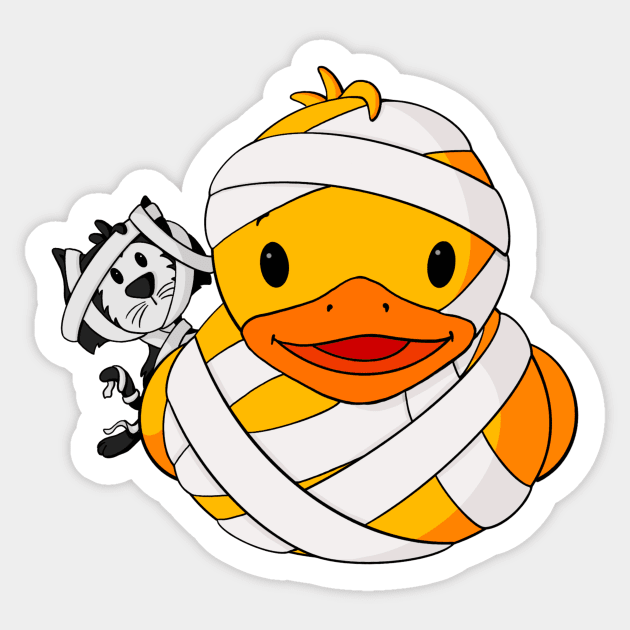 Mummy Rubber Duck - Mummy - Sticker | TeePublic