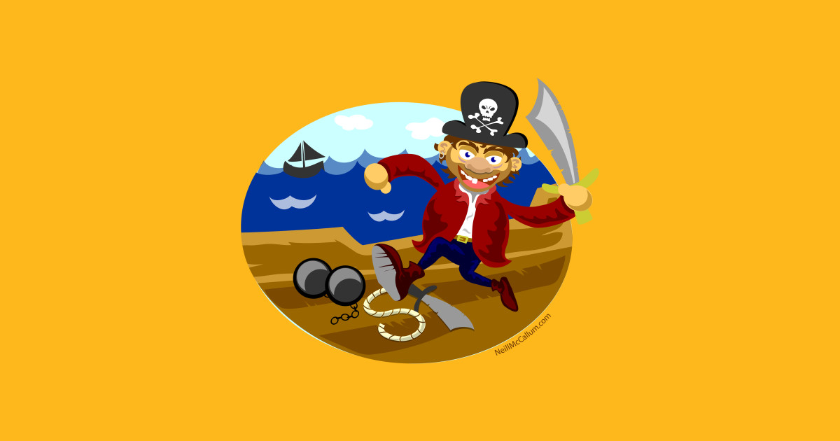 Pirate Arr - Pirate - T-Shirt | TeePublic