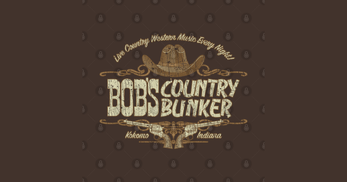 Bob’s Country Bunker 1980 - Country Music Lover - T-Shirt | TeePublic