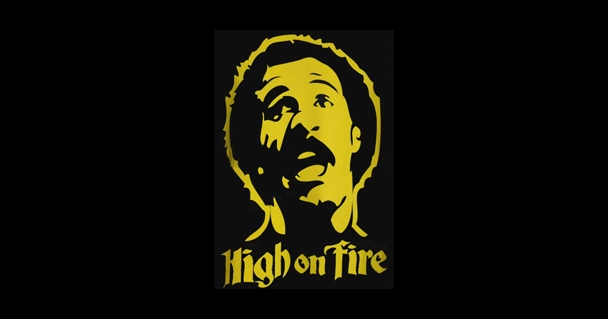 Highs On Fire Logo - Highs On Fire Logo - Sticker | TeePublic