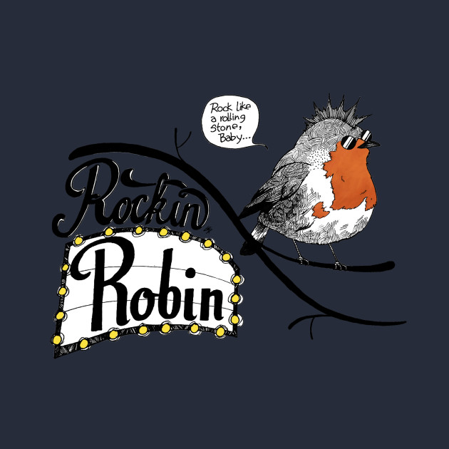Rockin Robin - Music - Hoodie | TeePublic