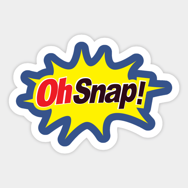 snap logo sticker