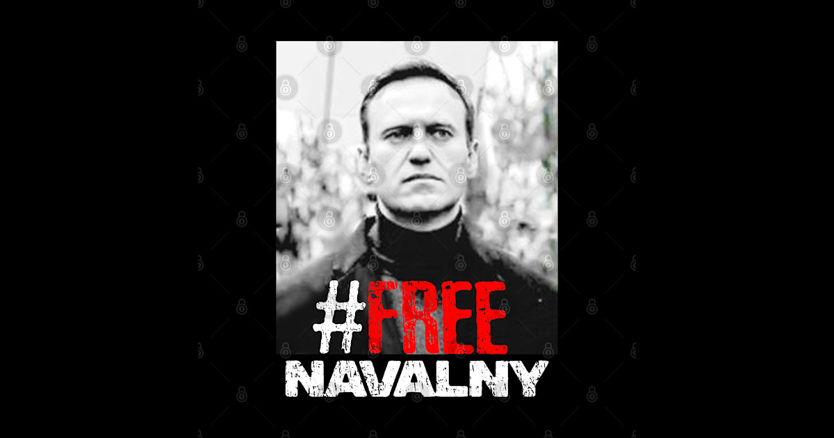 FREE NAVALNY - Free Navalny - Sticker | TeePublic