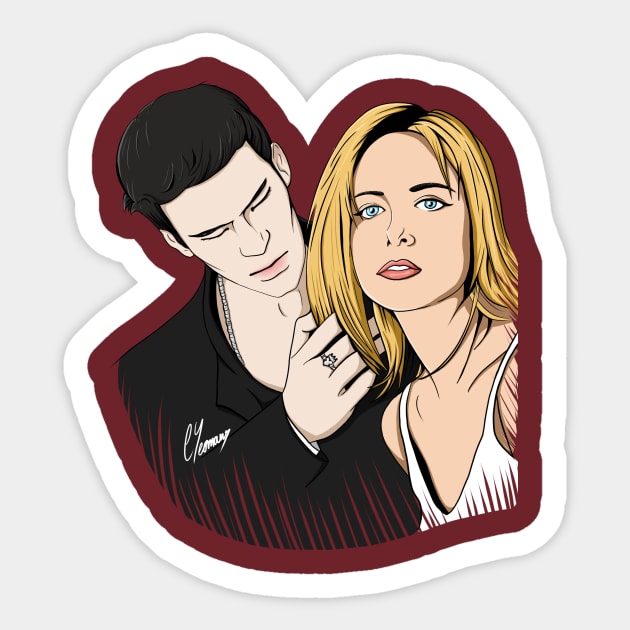 Buffy and Angel - Buffy - Sticker | TeePublic