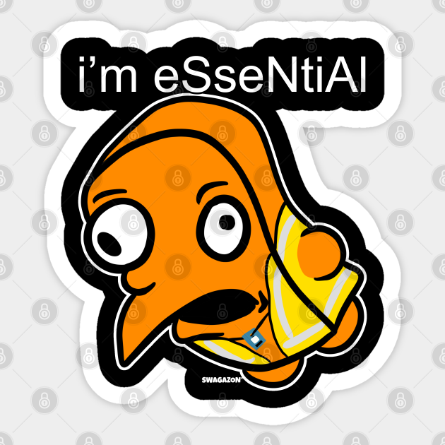 I'm Essential Peccy - Swagazon - Sticker | TeePublic