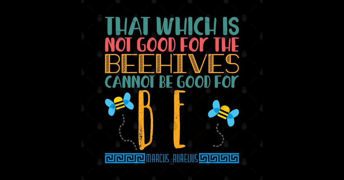 Marcus Aurelius Bess quote - Philosophy - Sticker | TeePublic