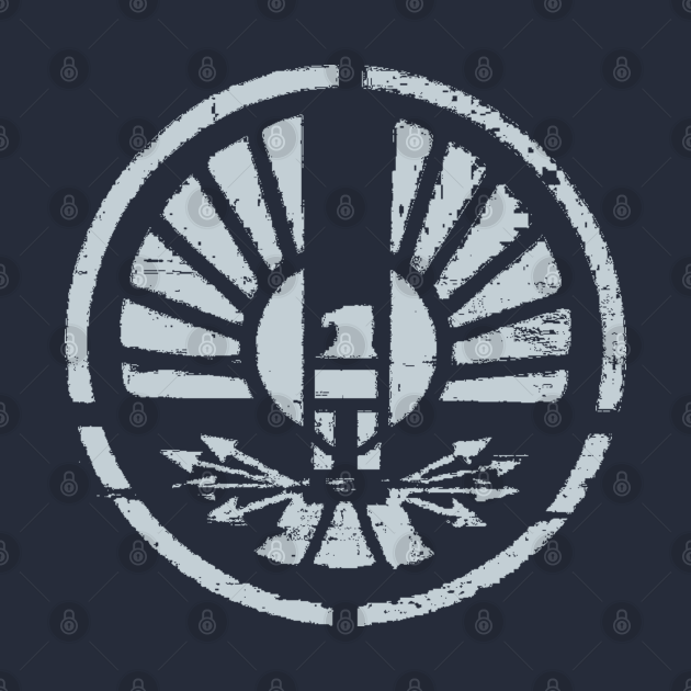 Panem Peacekeepers logo - The Hunger Games - T-Shirt | TeePublic
