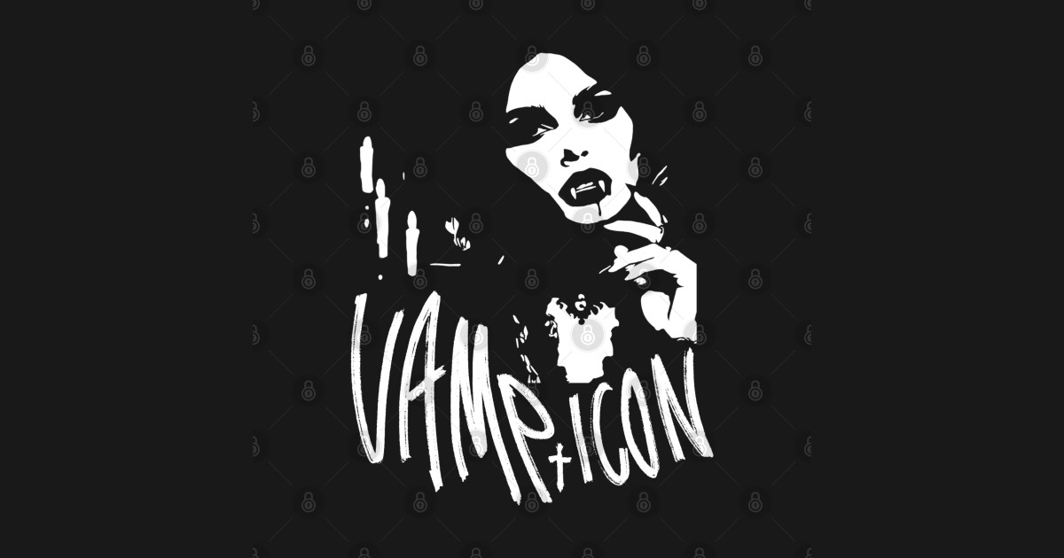 Vamp Icon - Vampire - T-Shirt | TeePublic