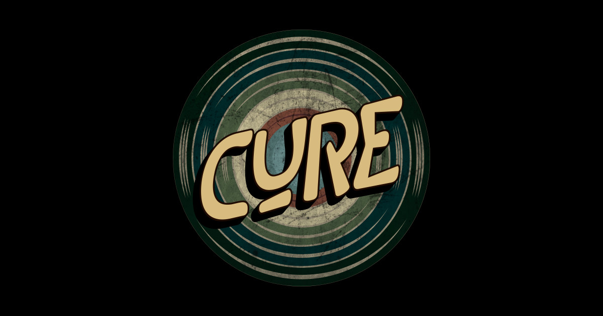 cure vintage cute - Cure - Sticker | TeePublic