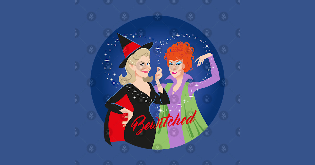 Samantha and Endora - Bewitched - T-Shirt | TeePublic