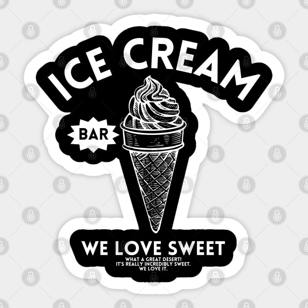 Ice cream bar - Ice Cream - Sticker | TeePublic