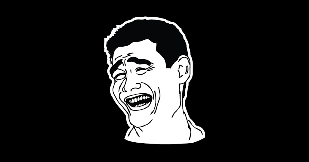 Hehe Meme Face - Meme - Sticker | TeePublic