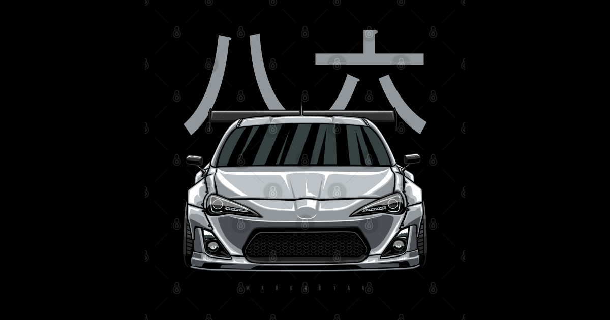 86 hachiroku - Toyota - Sticker | TeePublic