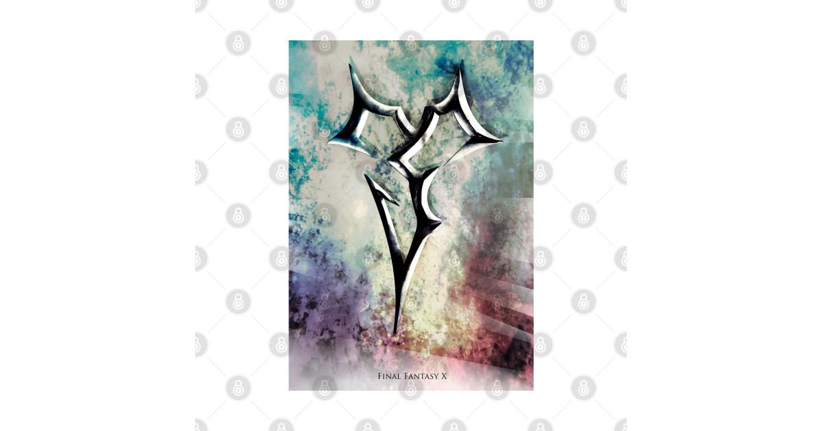 final fantasy x icon symbol - Final Fantasy X Icon Symbol - T-Shirt ...