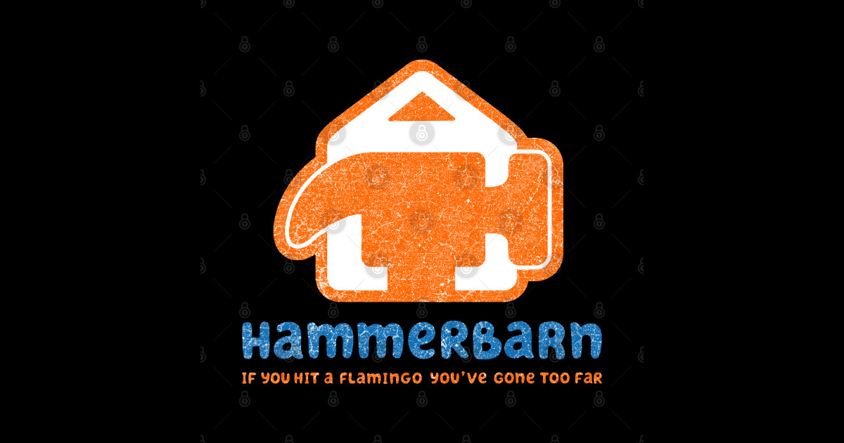 Bluey Hammerbarn - Hammerbarn - Sticker | TeePublic