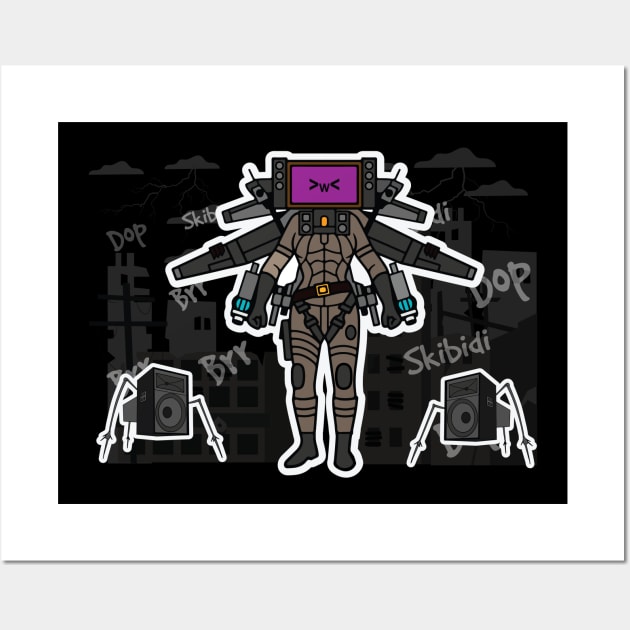 Skibidi toilet - TV Woman - Skibidi Toilet - Posters and Art Prints ...