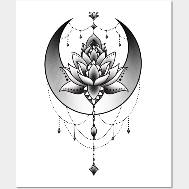 how to draw lotus flower mandala