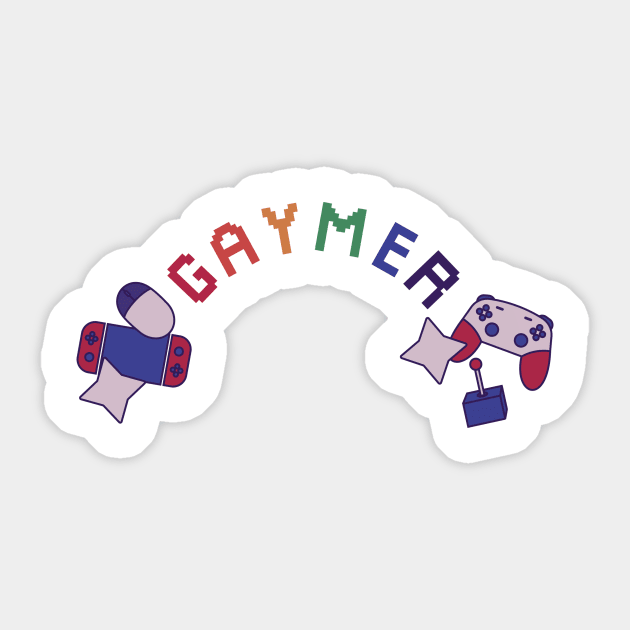 Gay gamer pride - Gamer - Sticker | TeePublic