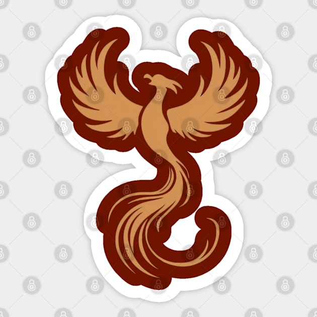 Phoenix Coat of Arms - Phoenix - Sticker | TeePublic