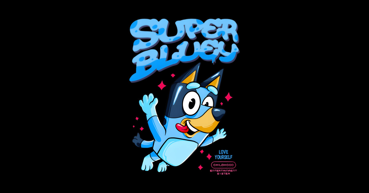 Hero Bluey - Brave Puppy - Sticker | TeePublic
