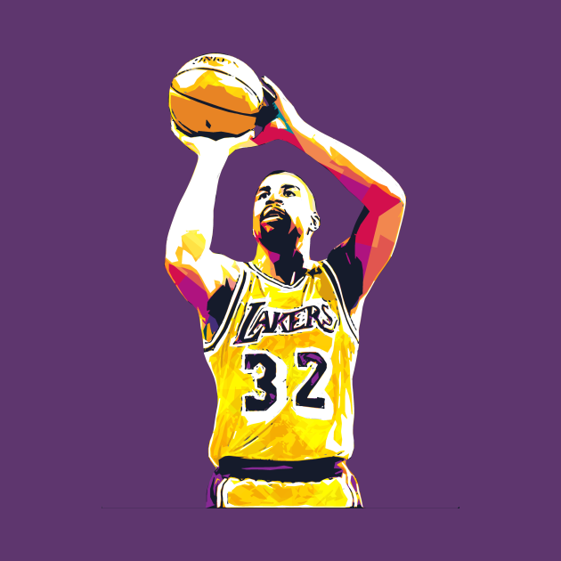 Magic Johnson - Magic Johnson - T-Shirt | TeePublic
