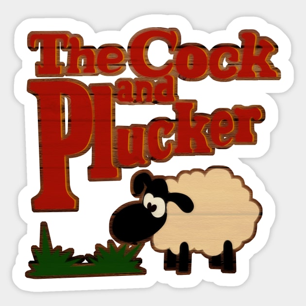 The COCK and PLUCKER - Conkers Bad Fur Day - Sticker | TeePublic