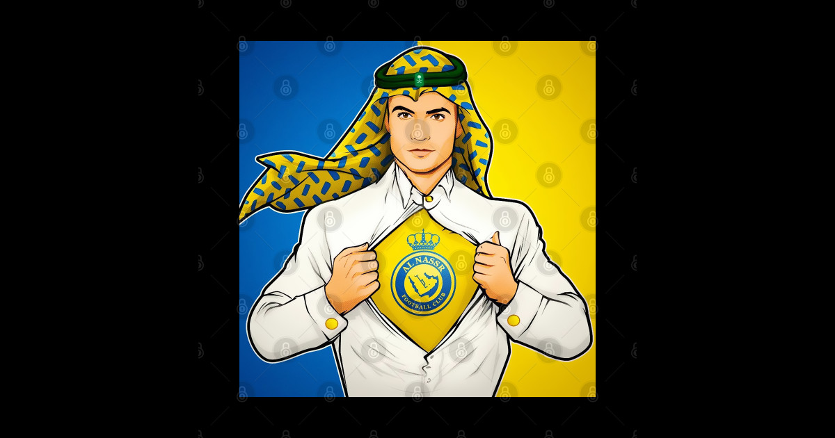 AL Nassr CR7 - Cristiano Ronaldo - Sticker | TeePublic