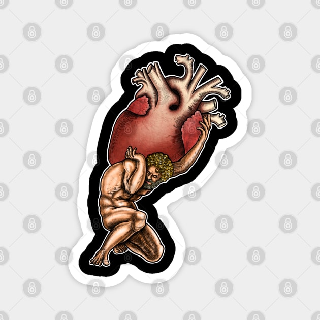 Atlas hold the Heart ,human heart anatomy I love my heart - I Love My ...
