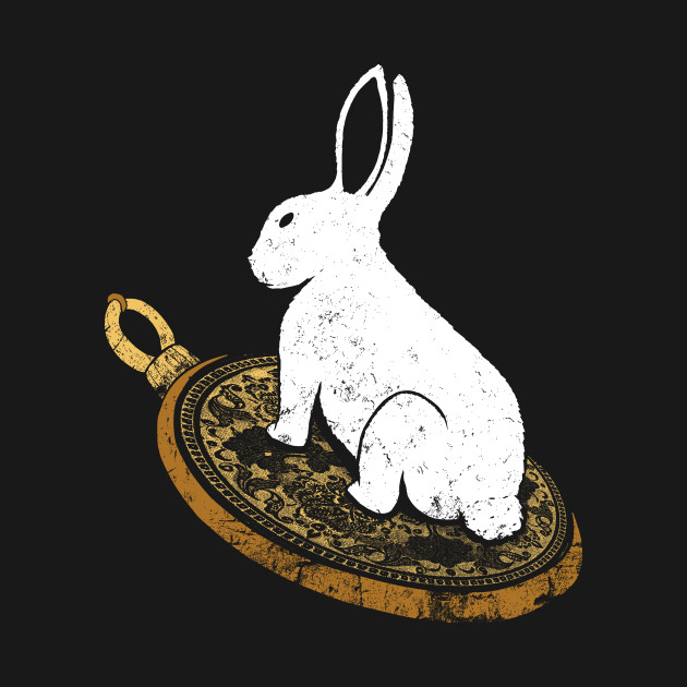 Follow The White Rabbit - Alice In Wonderland - T-Shirt | TeePublic