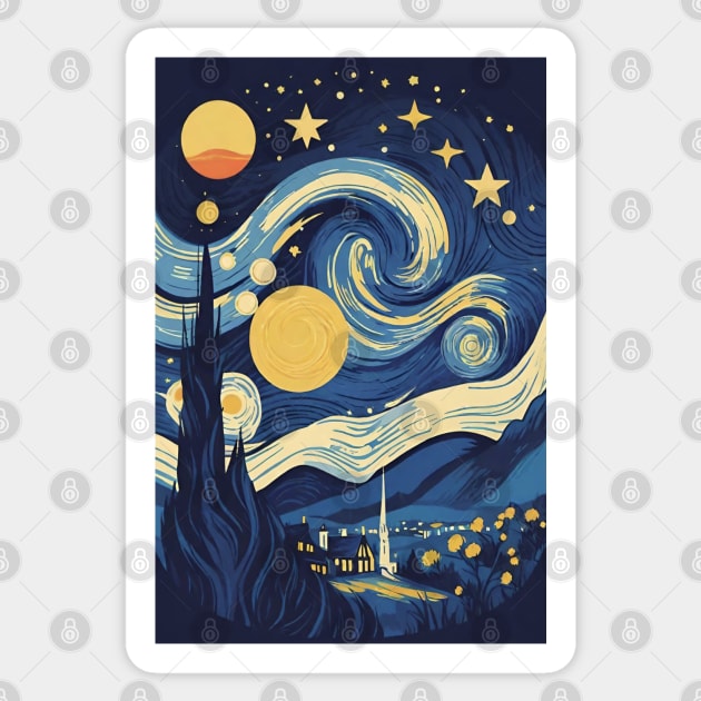 Starry Night Reverie: Van Gogh's Celestial Symphony - Van Gogh ...