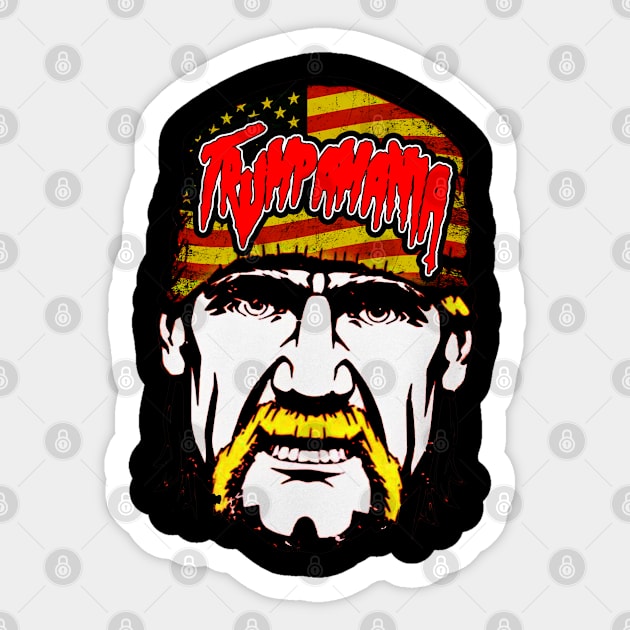 trump 2024 trumpamania - Trumpamania - Sticker | TeePublic