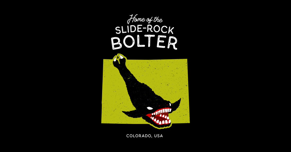 Home of the Slide-Rock Bolter - Colorado, USA Cryptid - Slide Rock ...