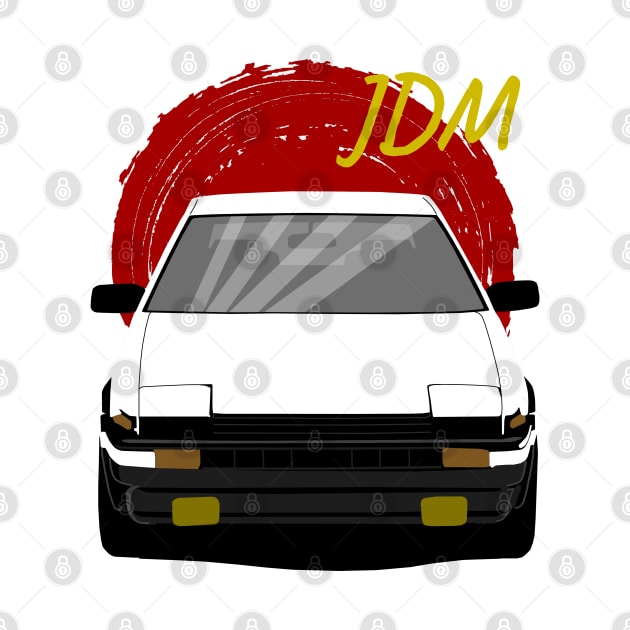 Toyota AE86 Front View: Iconic JDM Drift Car - Jdm - T-Shirt | TeePublic