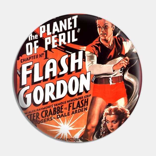 Classic Flash Gordon Serial - Planet of Peril Poster - Flash Gordon ...