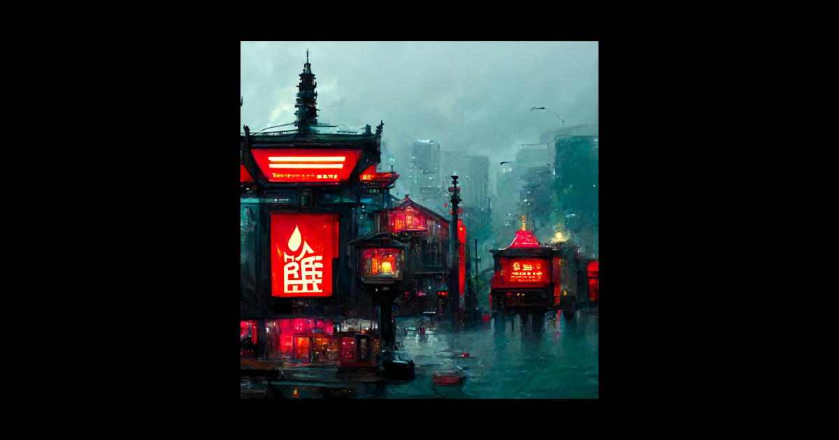 Neoven - Cyberpunk Fantasy Scapes Cityscape Skyline - Cyberpunk ...