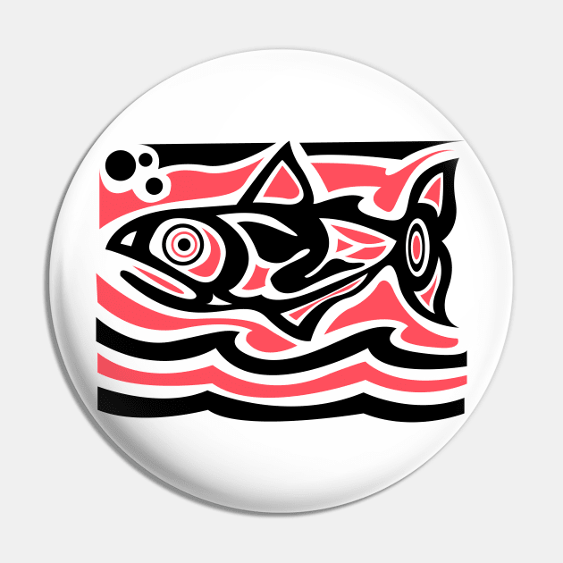 Tribal maori fish vector ink illustration - Hand Drawn Vector ...