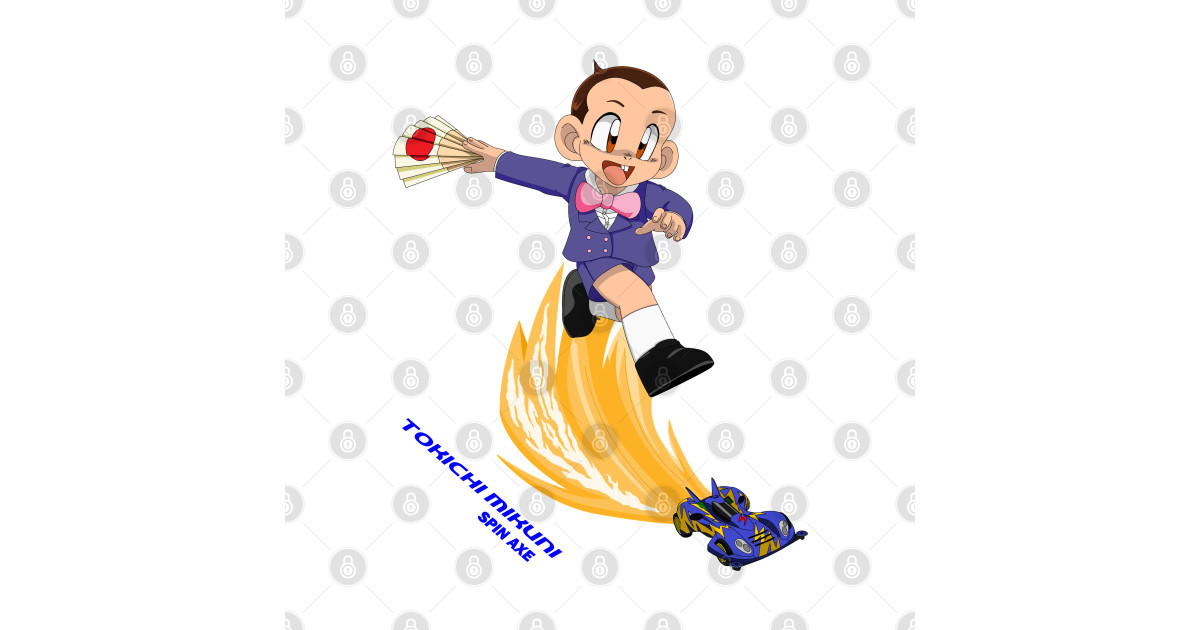 TOKICHI MIKUNI - SPIN AXE - Lets And Go Tamiya - T-Shirt | TeePublic