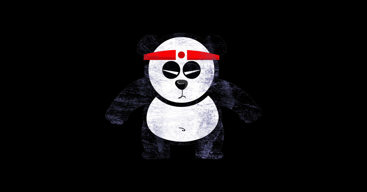 PANDA ACTION - Action - Sticker | TeePublic