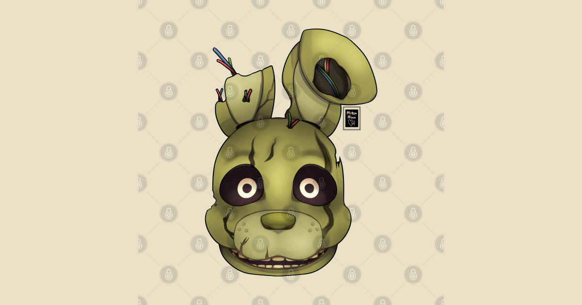 Springtrap Icon - Fnaf - T-Shirt | TeePublic