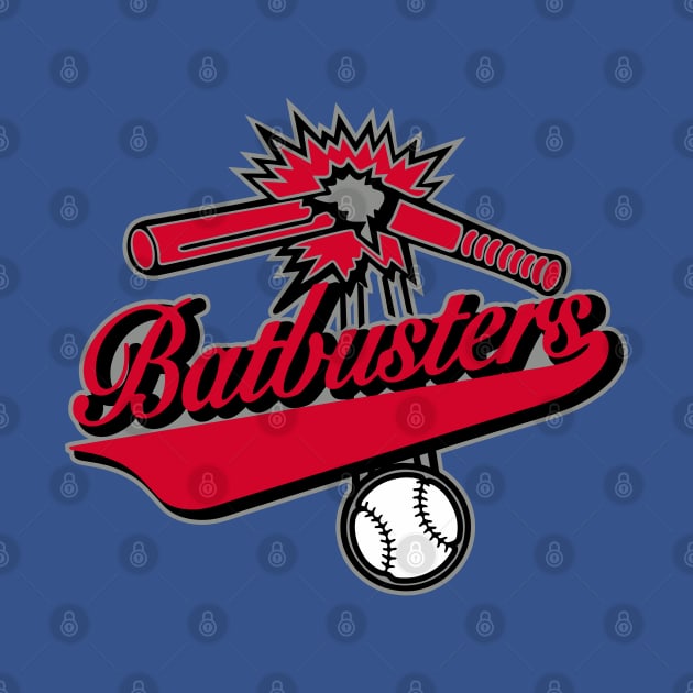 Batbusters Baseball Logo - Batbusters - Pin | TeePublic