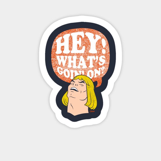 Hey-Man - He Man - Sticker | TeePublic