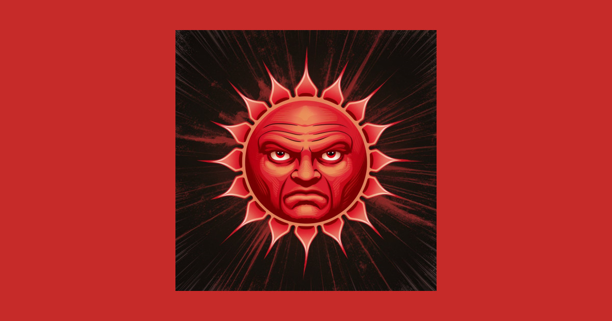 The Incandescent Wrath - Red Sun - T-Shirt | TeePublic
