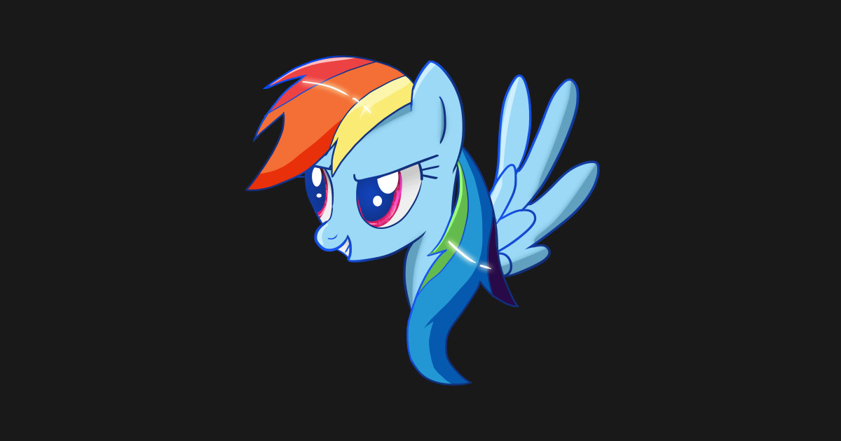 Rainbow Dash - My Little Pony - T-Shirt | TeePublic