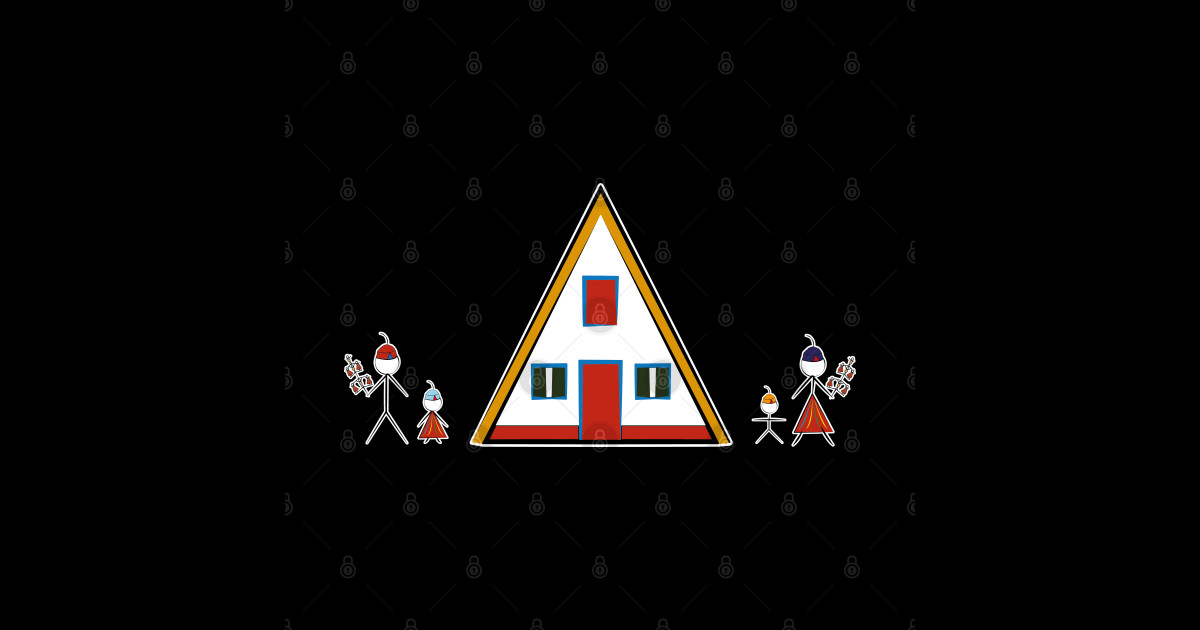 Madeira Island Stick Figure Family inspired by Folklore and Santana ...