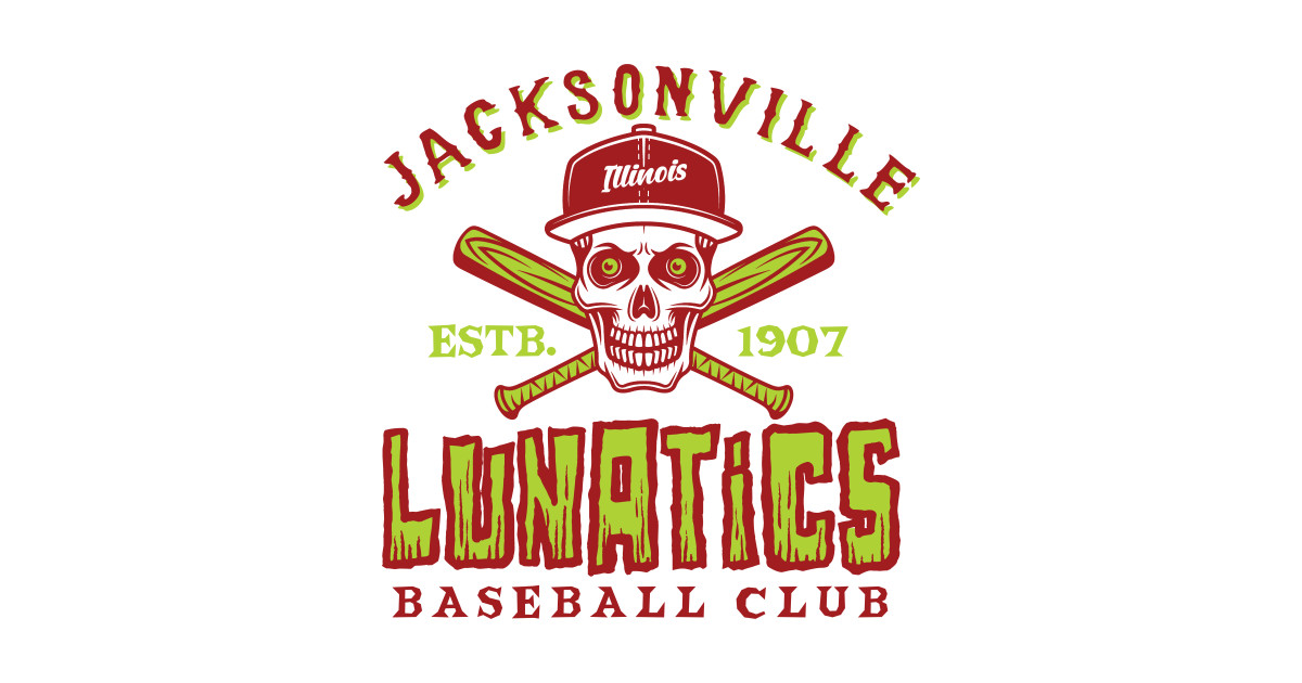 Jacksonville Lunatics - Minor League Baseball - T-Shirt | TeePublic