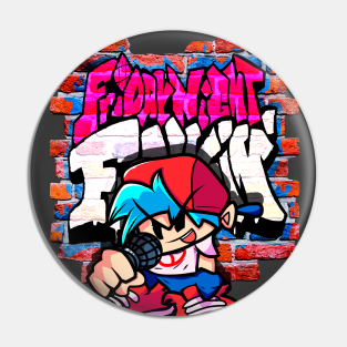 Fnf Game Boyfriend Signature Pins and Buttons for Sale | TeePublic