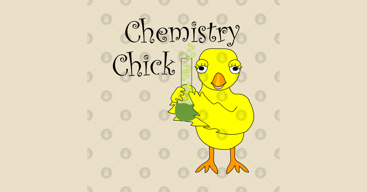 Chemistry Chick Text - Chemistry - T-Shirt | TeePublic