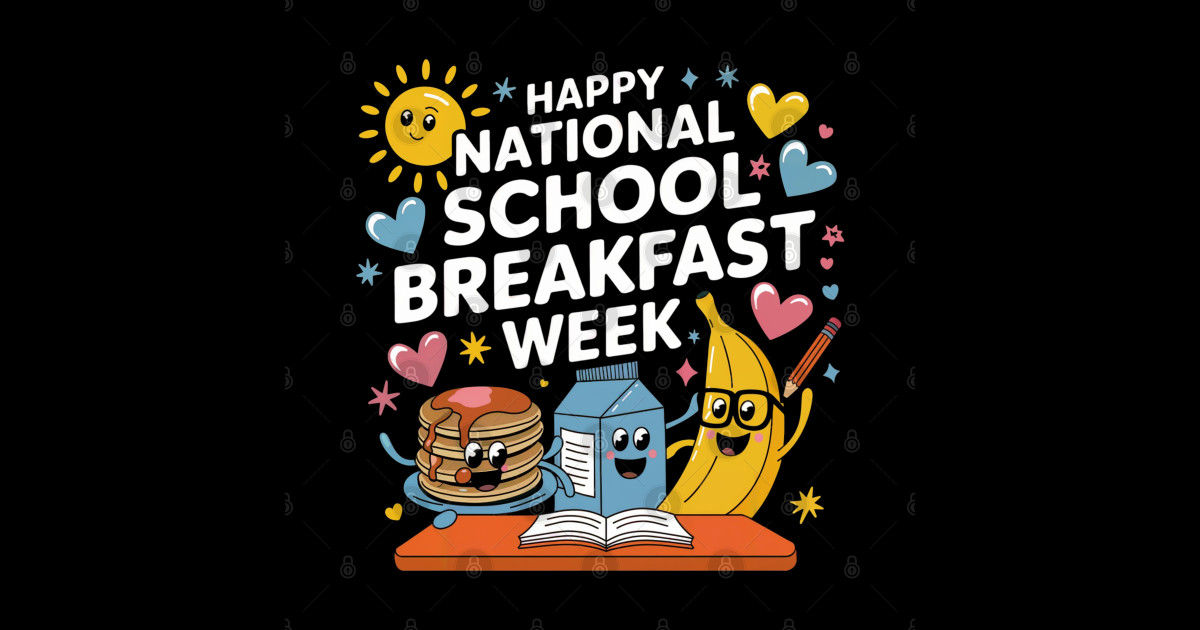 National School Breakfast Week 2025 - Breakfast Week 2025 - Sticker ...